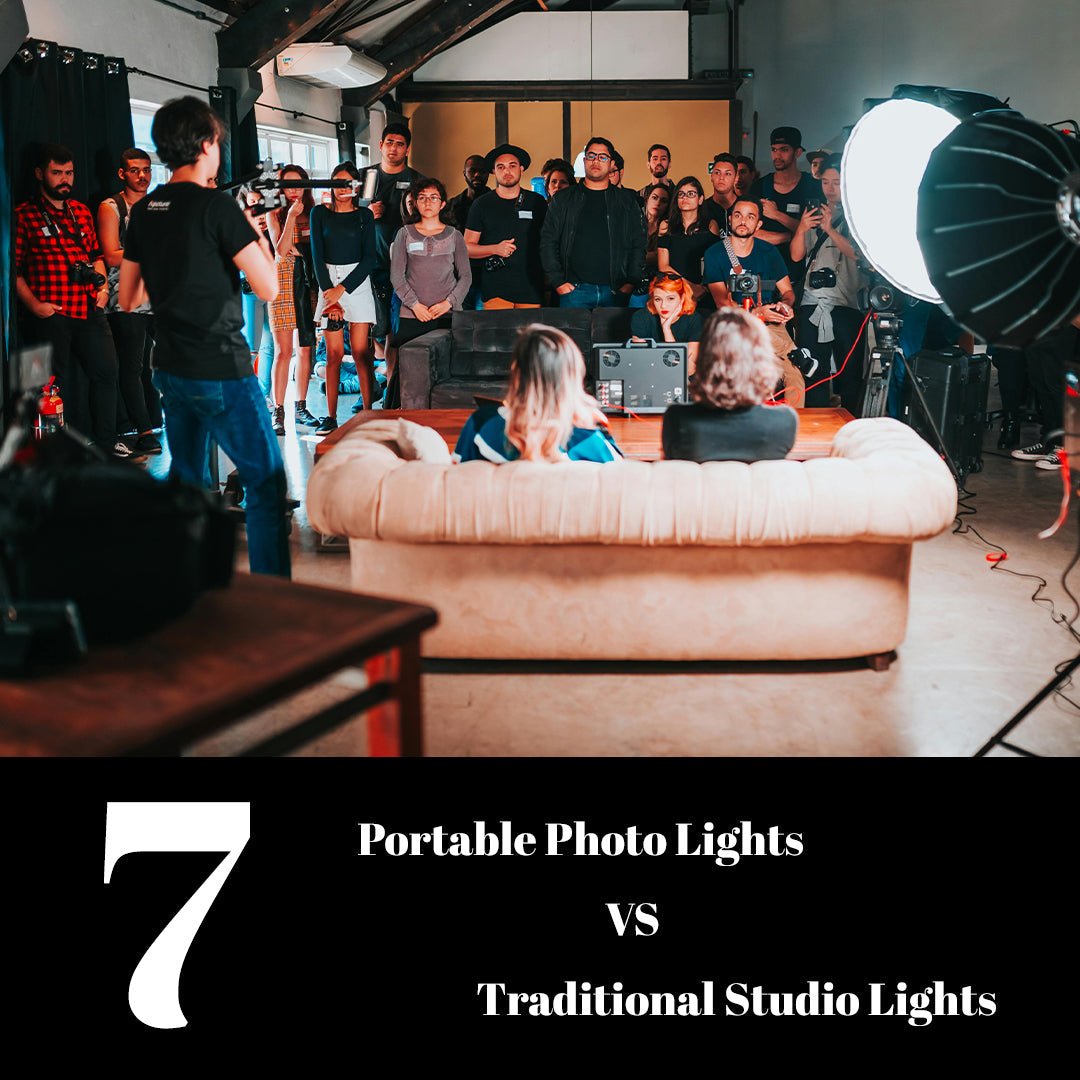Portable Photography Lights vs. Traditional Studio Lights: Which Bette ...
