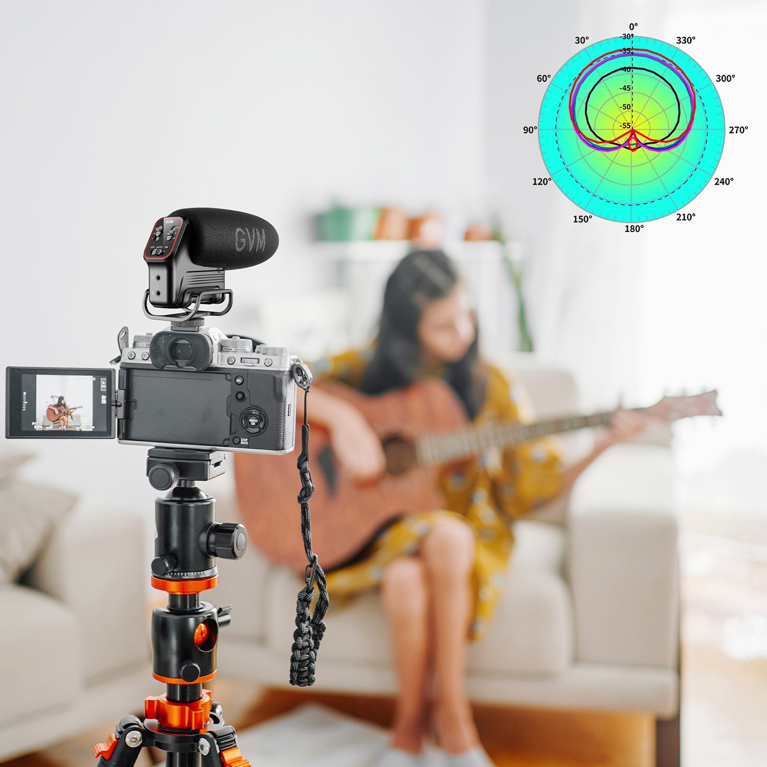 GVM QX-6 Camera-Mount Shotgun Microphone – GVM LED Co., Ltd.