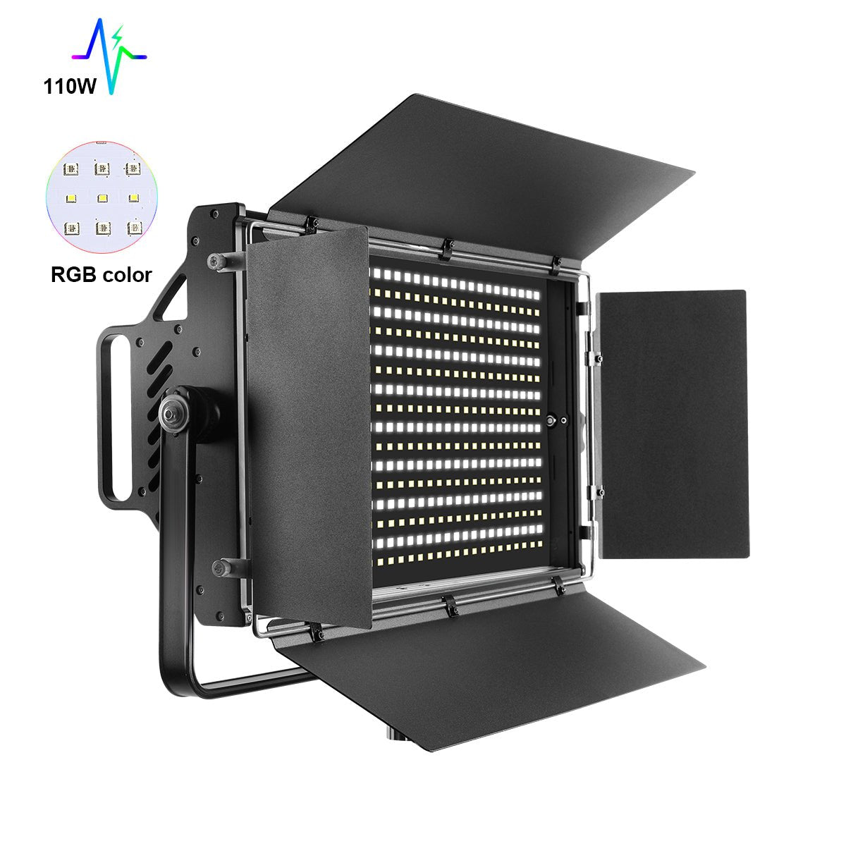 GVM 110S RGB Powerful Bi-color and RGB Video Panel Light – GVM LED Co., Ltd.