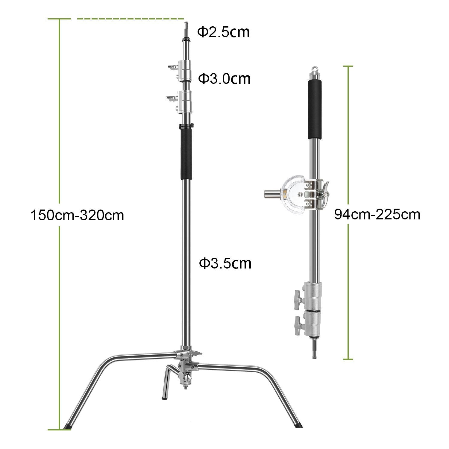 GVM C360 Turtle-Base C-Stand & Grip Arm Kit (10.5') – HAO SHEN ...