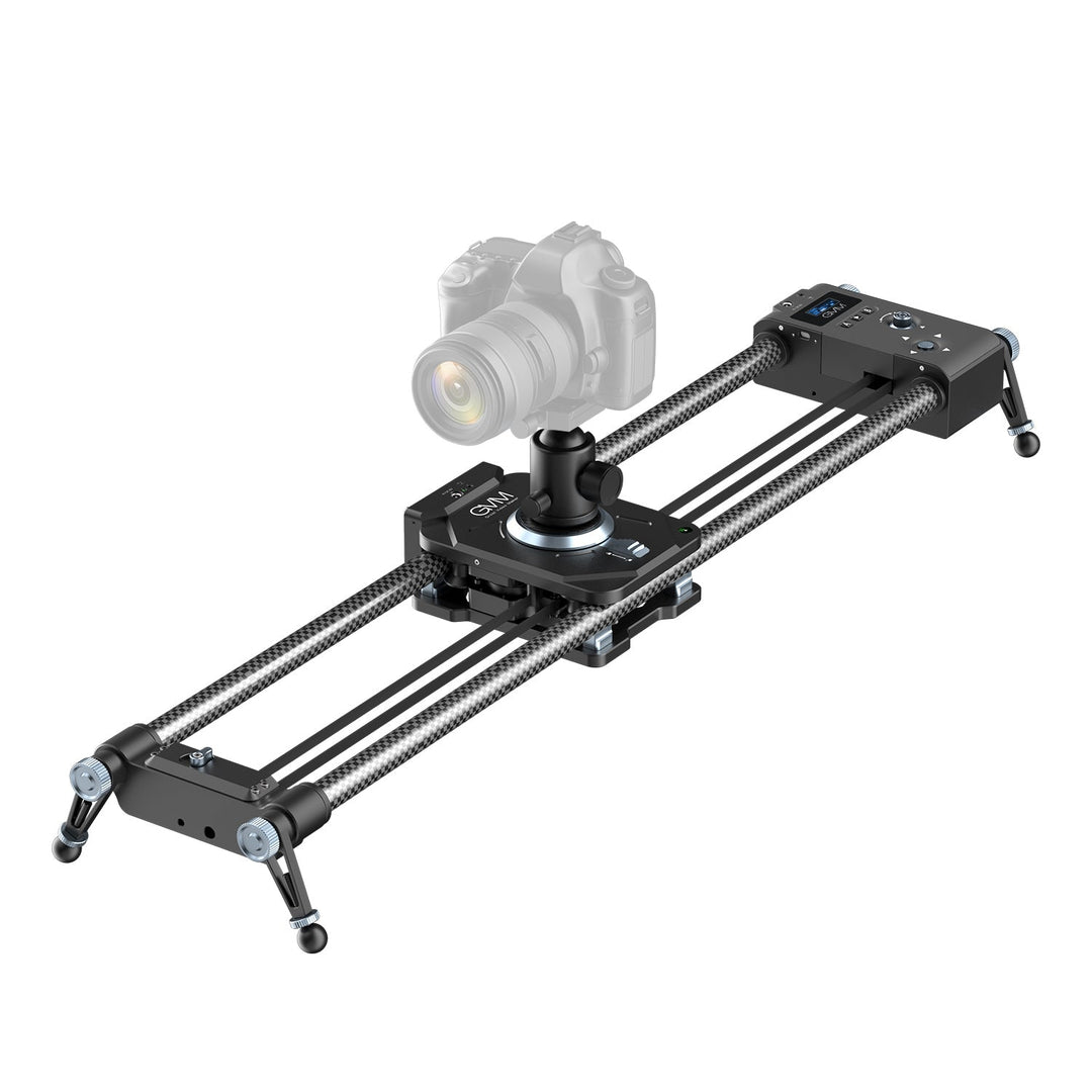 GVM Professional Brushless 2 Axis Carbon Fiber Motorized Camera Slider ...