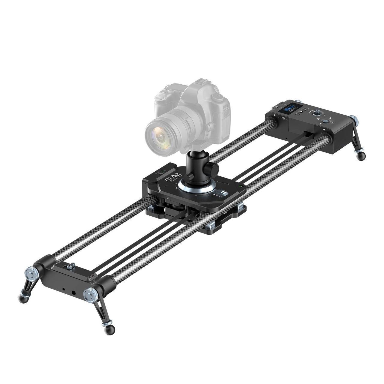 GVM Professional Brushless 2 Axis Carbon Fiber Motorized Camera Slider ...