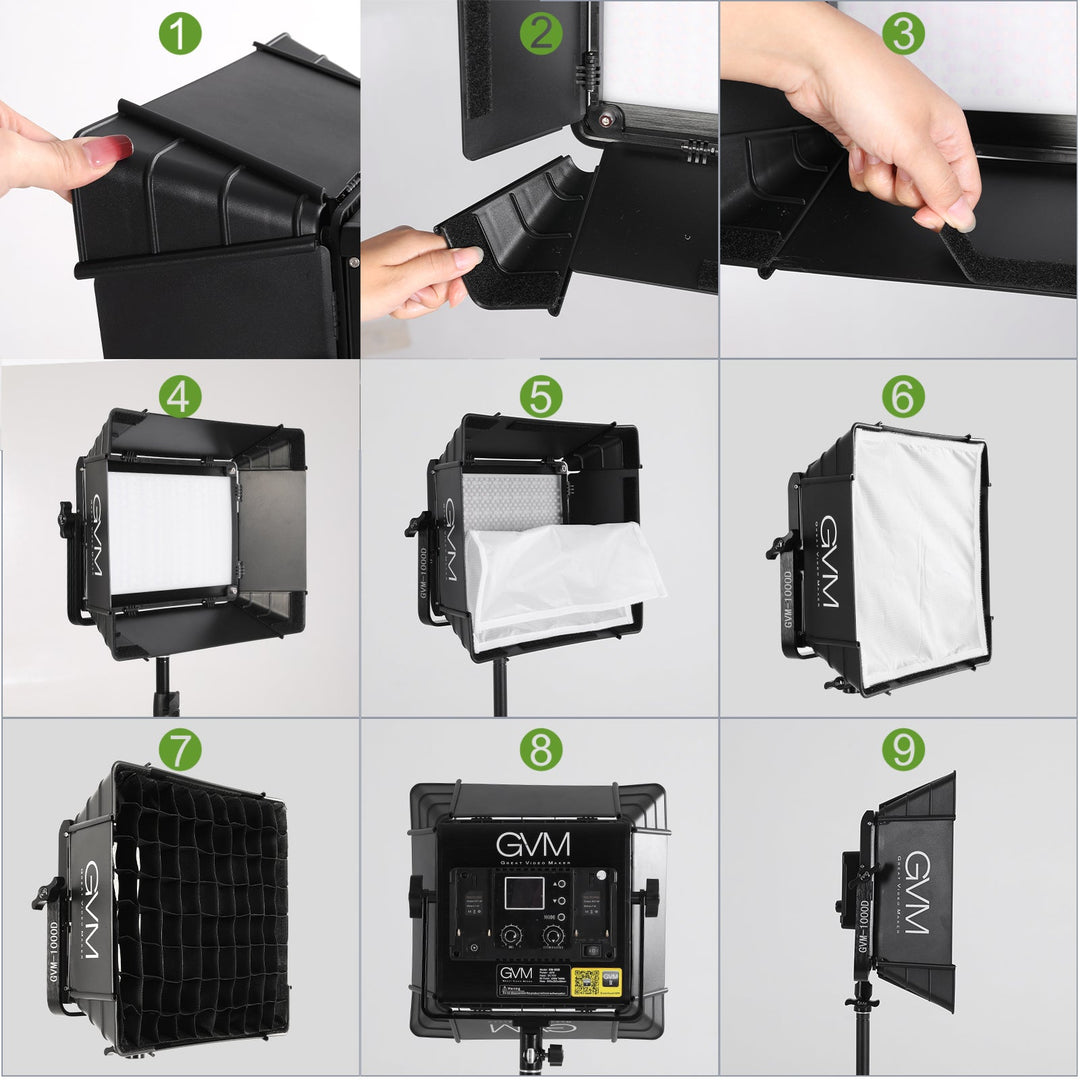 Gvm Softbox For 1000D,680RS,880RS Led Panel – HAO SHEN TECHNOLOGY INC ...